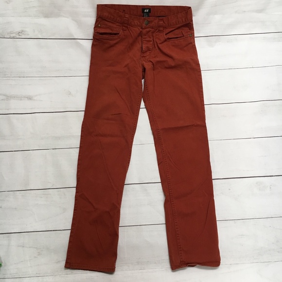 H&M | Jeans | Hm Rust Colored Jeans | Poshmark